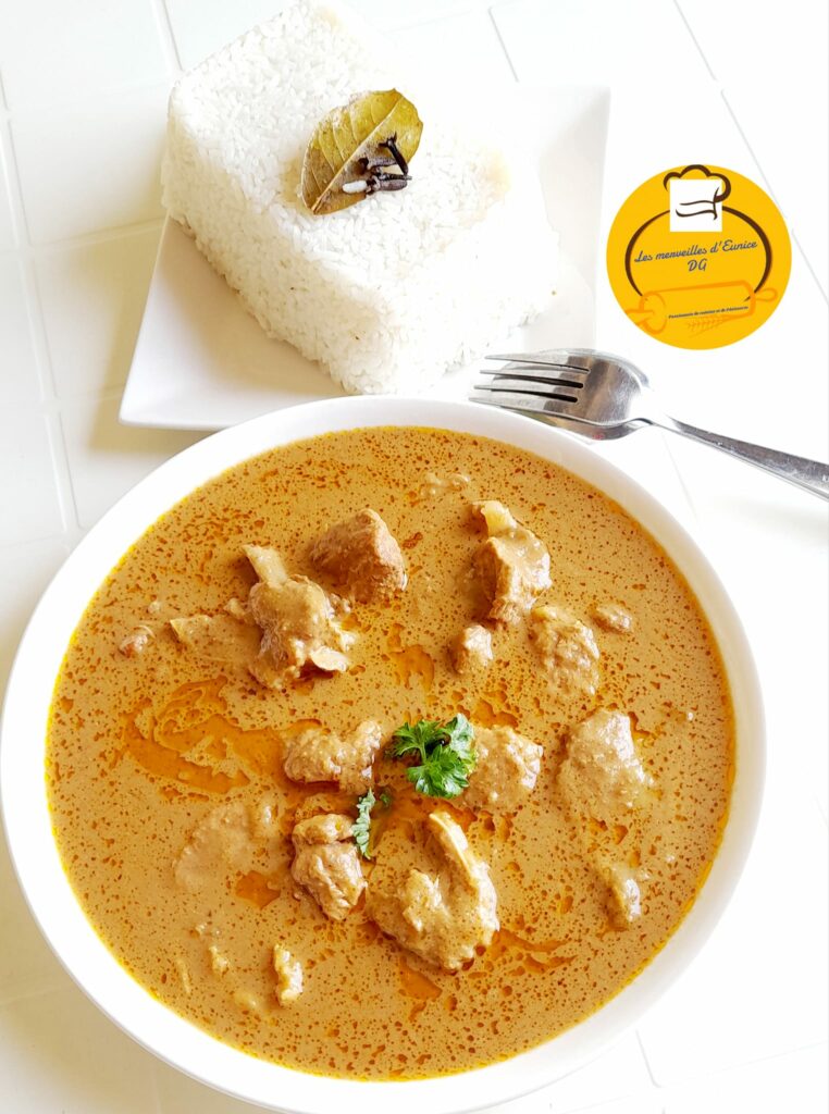 Sauce arachide avec son riz parfumé - Cuisine de Chez Nous